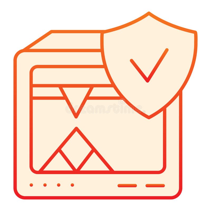 3D Printer Flat Icon. 3D Printer Verified Orange Icons in Trendy Flat ...