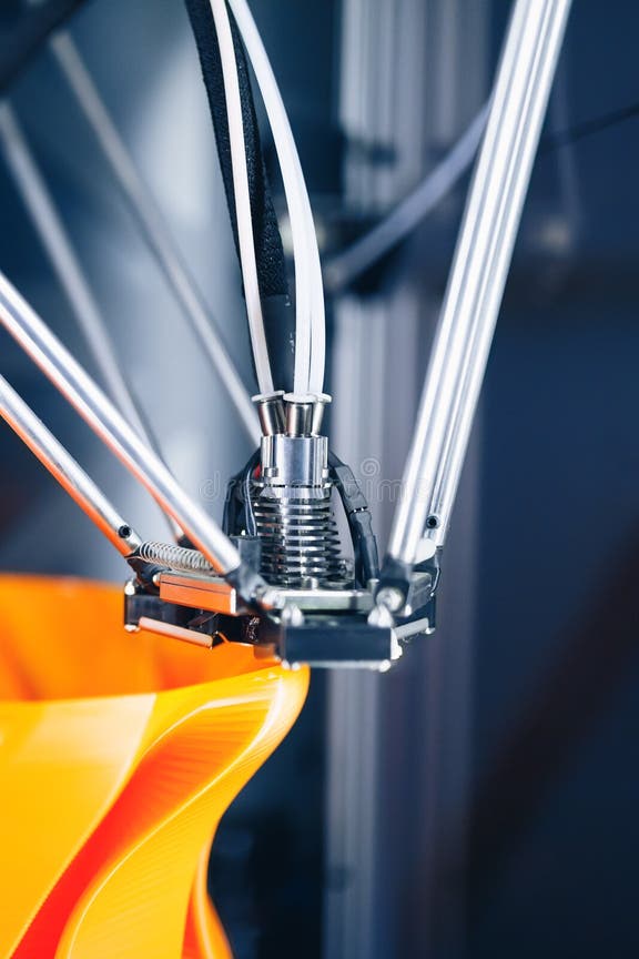 3d printer head in action stock image. Image of nozzle - 216202307