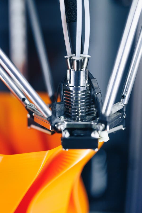 3d printer head in action stock image. Image of head - 217239815