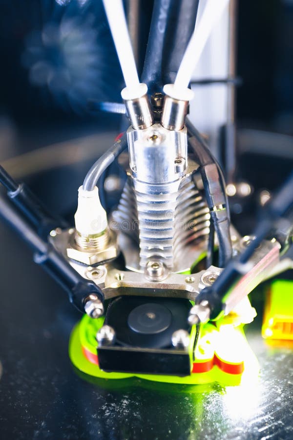 3d printer head in action stock image. Image of making - 217239831