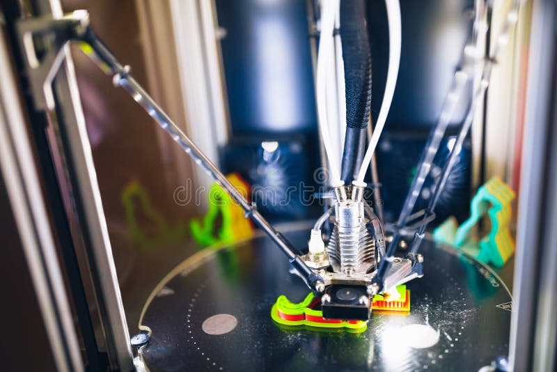 3d printer head in action stock image. Image of moving - 217919265