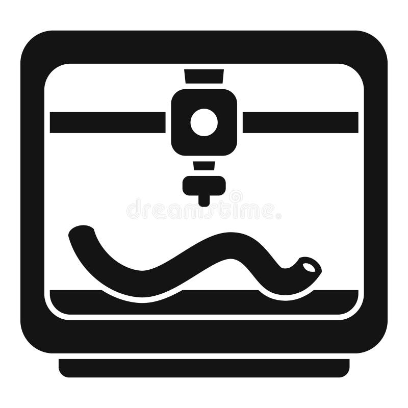 3d Printer Icon Simple Vector. Bioprinting Organ Stock Vector ...