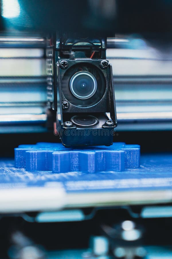 A 3d Printer in the Laboratory Prints a Structure from a Polymer Stock ...