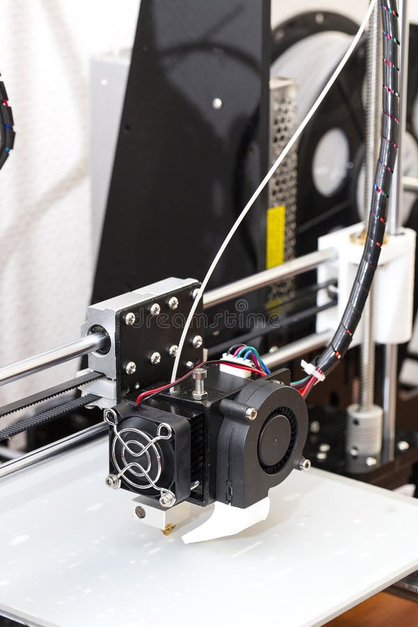 3d Printer Mechanism Working Stock Photo - Image of mechanism ...