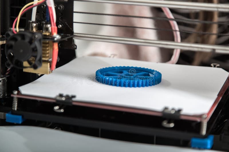 3d Printer Mechanism Working During The Processes. Modern 3D Printing ...