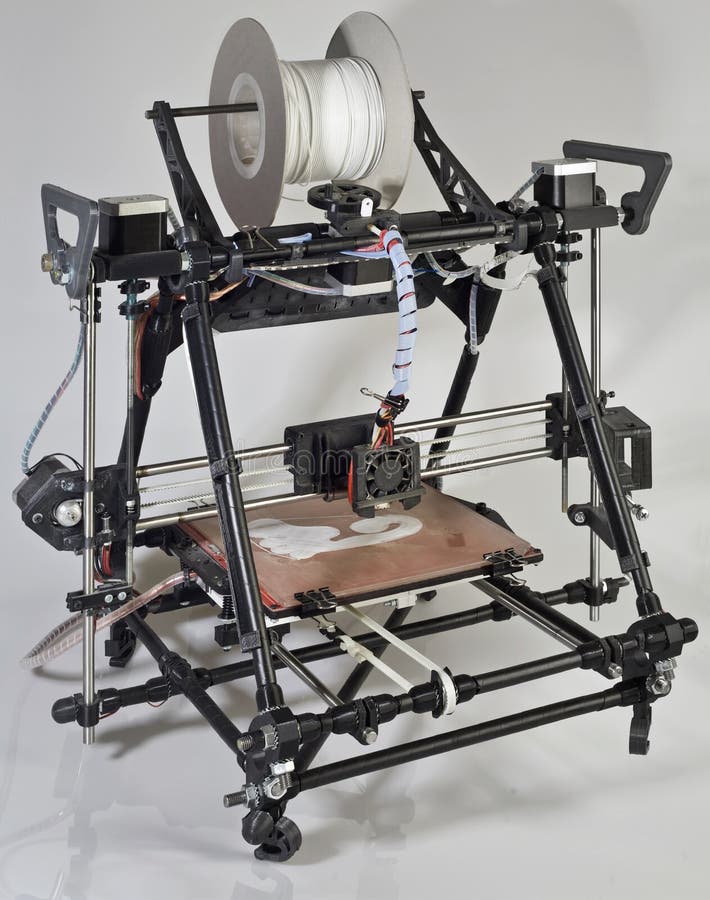 3D Printer Model stock image. Image of printing, filament - 72621533