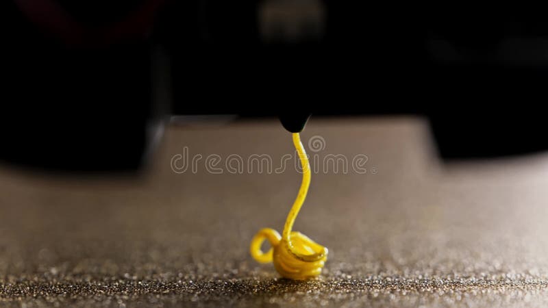 3D Printer Nozzle Cleaning Process Stock Video - Video of dimensional ...