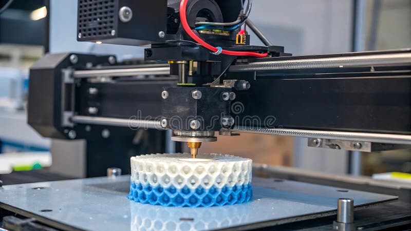 Process of Additive Manufacturing and 3D Printing Stages Outline Diagram Stock Vector ...