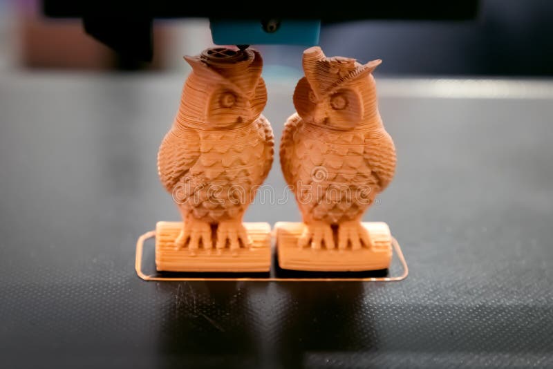 3D printer in operation stock photo. Image of printer - 258487392