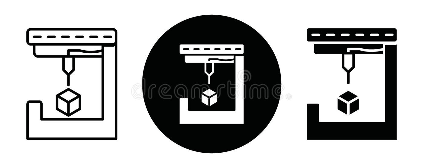 Icon Additive Manufacturing Line Art Stock Illustrations – 477 Icon ...