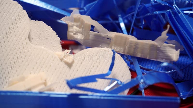 3D Printer Plastic Ripped Waste Stock Image - Image of ripped, disposal ...