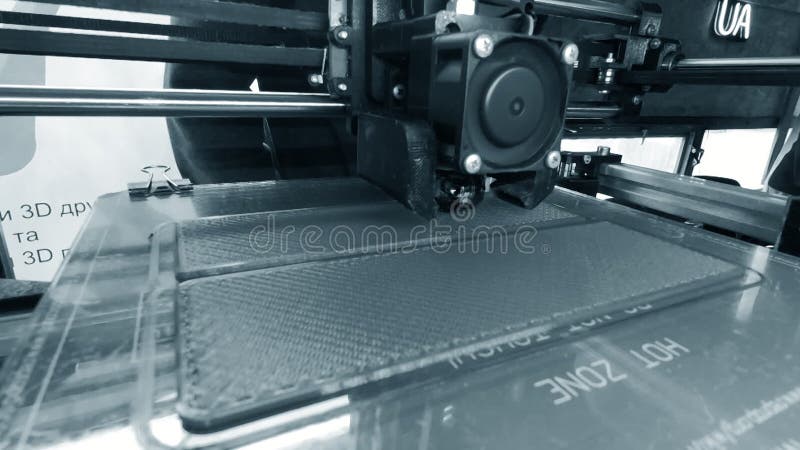 3D Printer. 3d Printer Printing Close-up Stock Video - Video of extruder, device: 274281999
