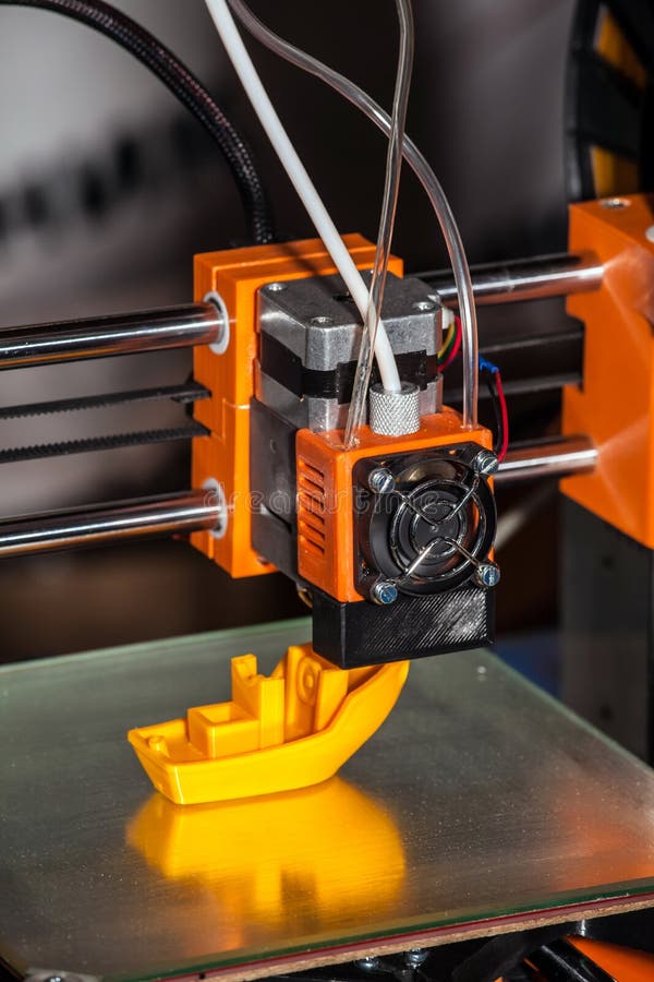 3d printer printing stock image. Image of maker, engineering - 80955495