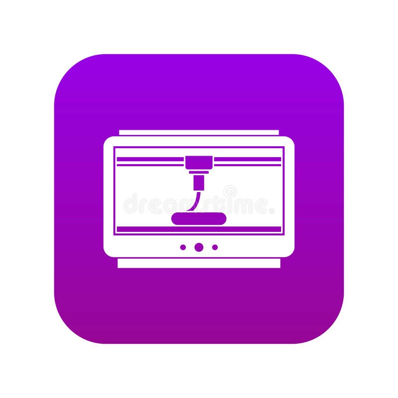 3d Printer Innovation Icon Set, Simple Style Stock Vector ...