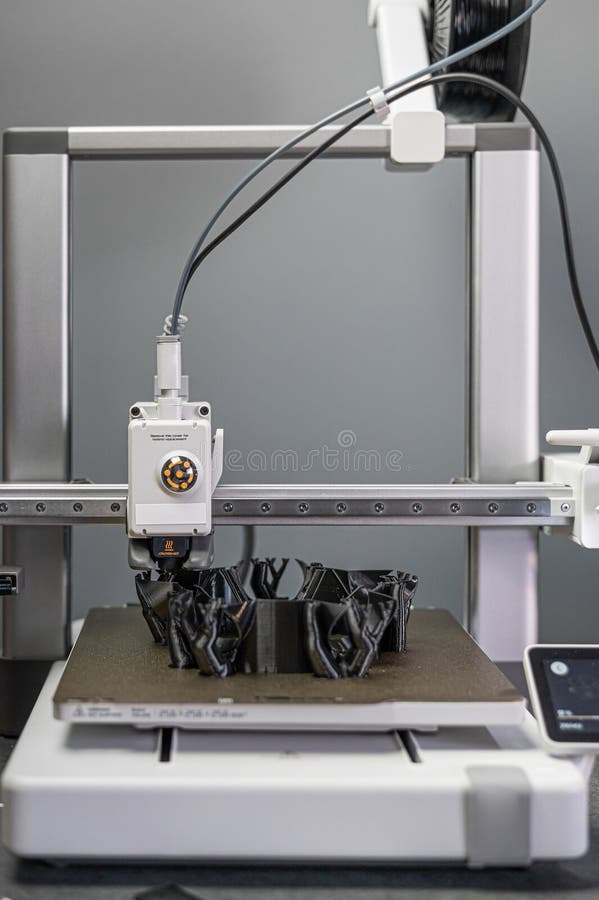 3D Printer Prints an Object. the Process of Printing Model on 3D ...