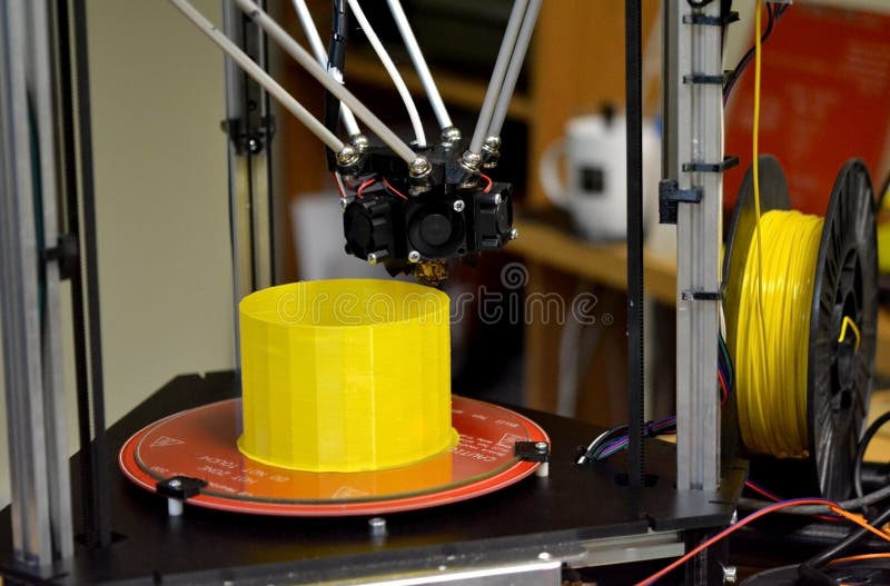 3D Printer Progressive Modern Additive Technology Stock Photo - Image ...