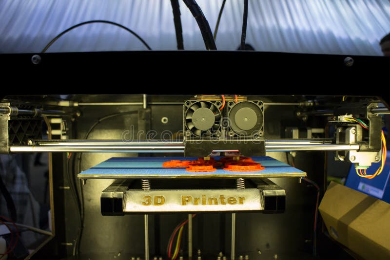 3D printer stock image. Image of cmyk, technical, lucru - 45802655