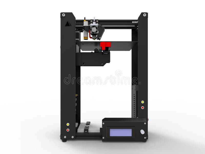 3D printer stock illustration. Illustration of creating - 80409126