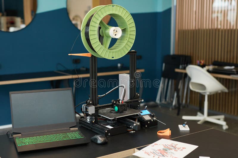 3D Printer Setup stock photo. Image of work, modern - 215184990