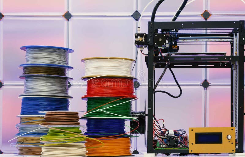 3D Printer Setup stock illustration. Illustration of setup - 330413741