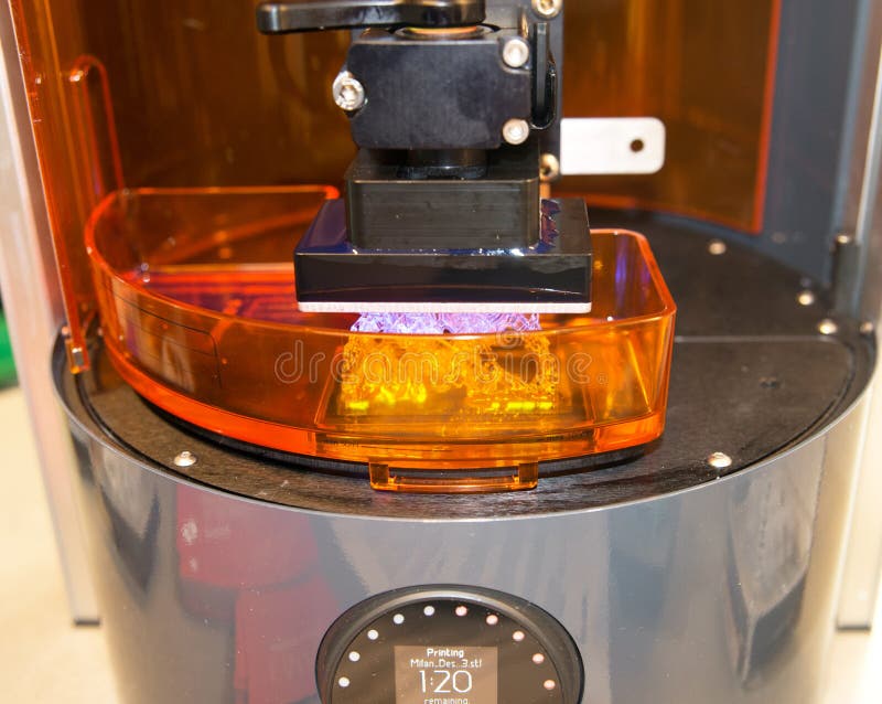 3D Printer (SLA and DLP) stock image. Image of manufacturing - 78234787