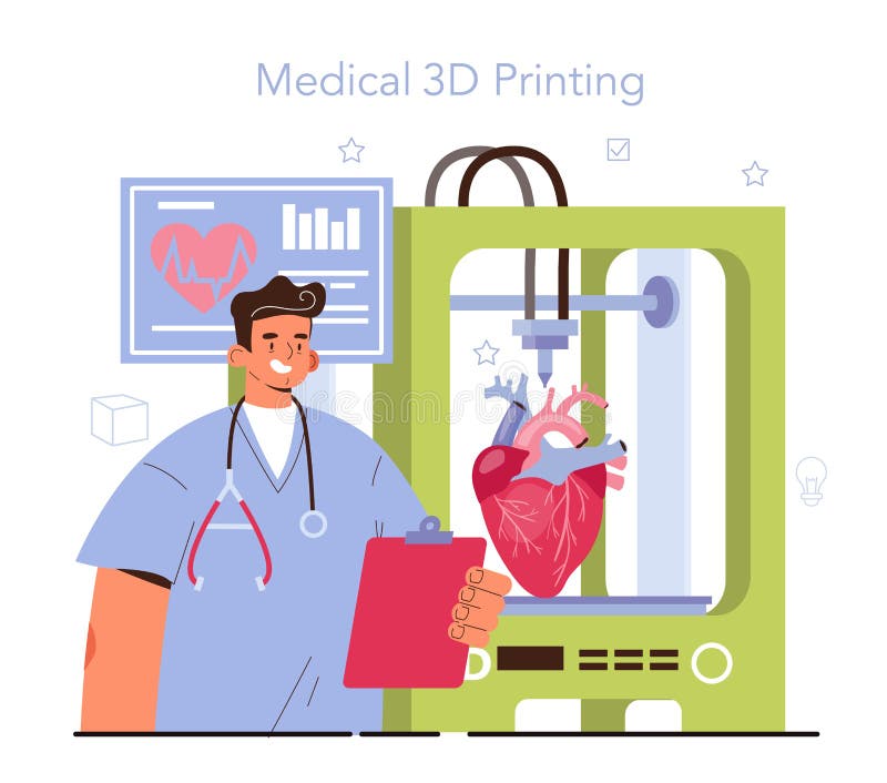 3D Printer Software Development. Operating System Programming Stock ...