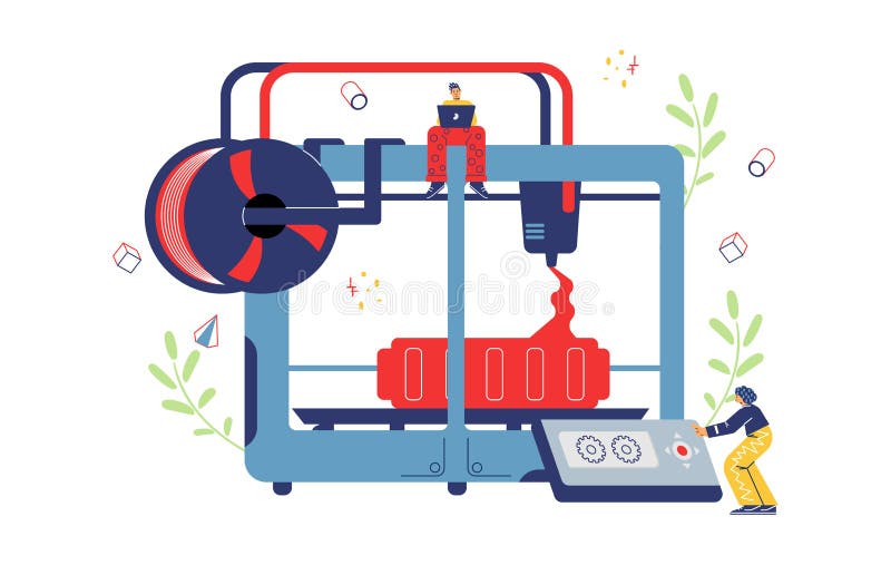 Giant Printer Stock Illustrations – 17 Giant Printer Stock ...