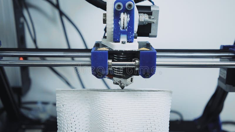 3d printer at work stock footage. Video of design, electrical - 86841324