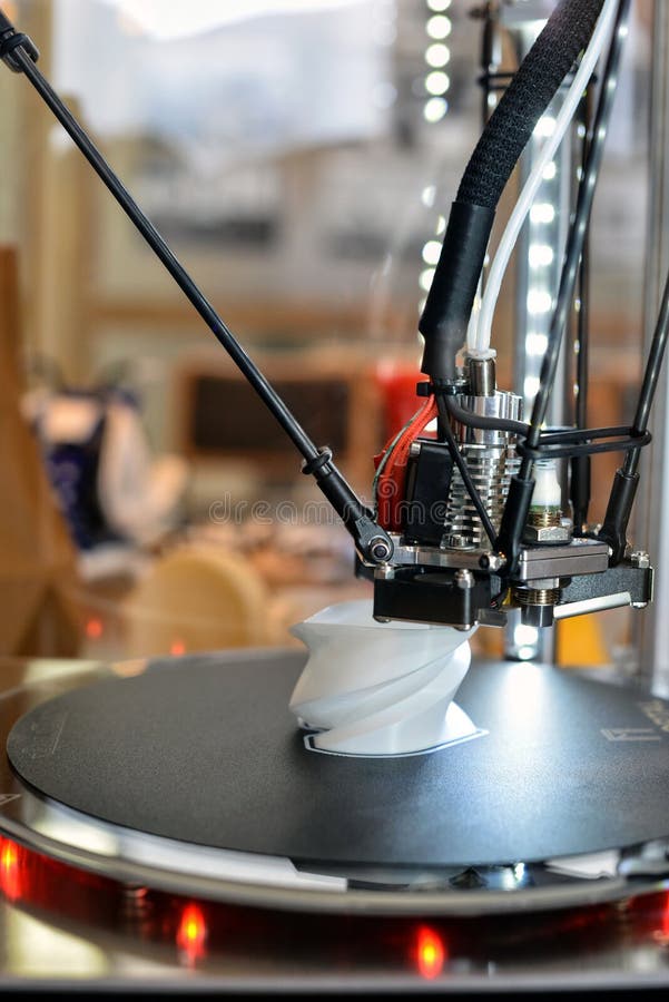 3D Printer during Work Process. New Printing Technology Editorial Stock ...