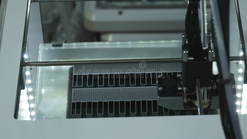 3D Printer Working. Stereolithography DPL SLA 3d Printer Create and ...