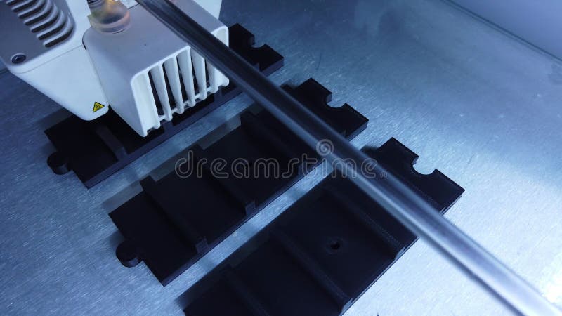 3D Printer Working on Heavy Duty Plastic Cogs Stock Video - Video of ...