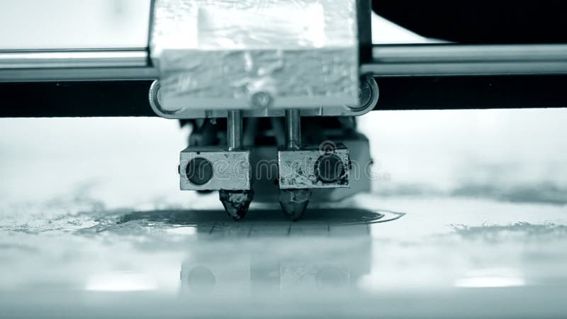 3D Printer Working. Fused Deposition Modeling Stock Video - Video of ...