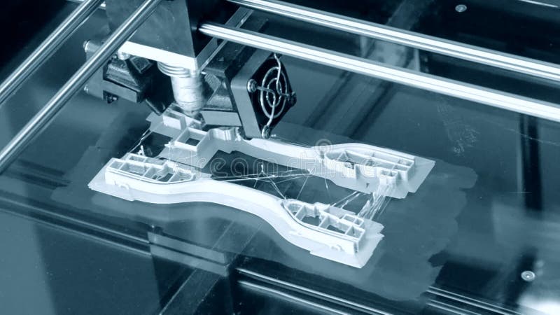 3D Printer Working. Fused Deposition Modeling, FDM Stock Video - Video ...