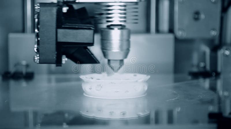 3D Printer Working. Fused Deposition Modeling, FDM Stock Video - Video ...