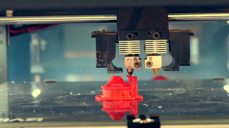 3D Printer Working. Fused Deposition Modeling, FDM Stock Footage ...