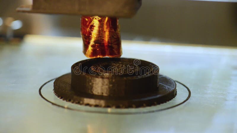 3D Printer Working. Fused Deposition Modeling Stock Video - Video of ...