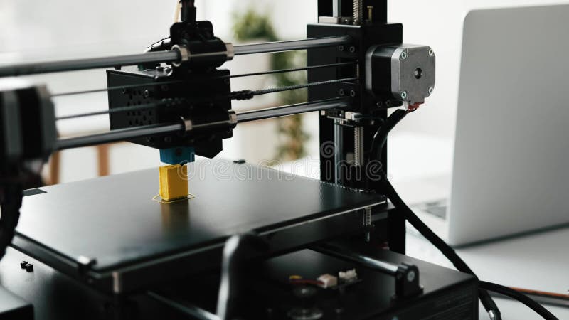 3D Printer Working Process 3D Printing Stereolithography Photopolymerization SLA Stock Photo ...