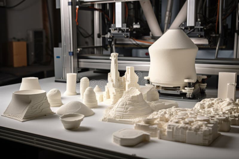 3d Printing and Additive Manufacturing Robot Mixing Different Types of ...