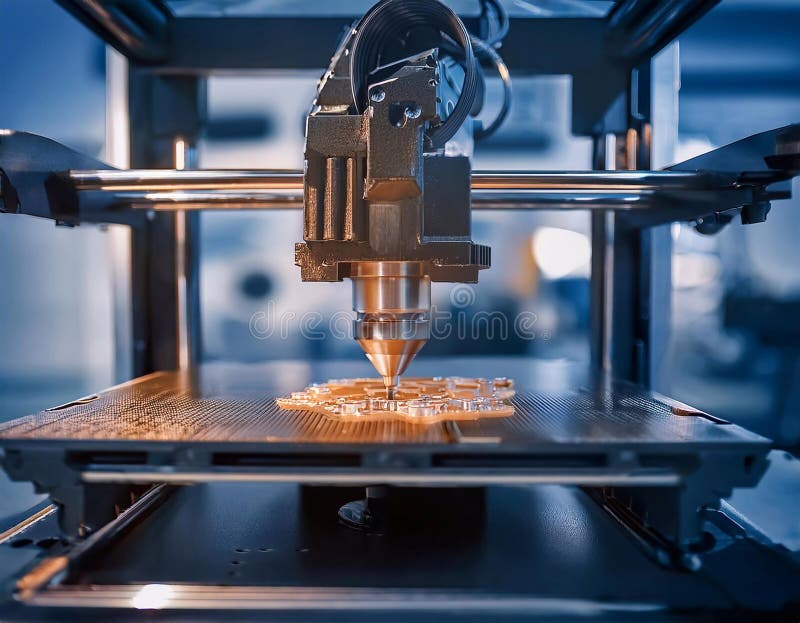 Additive 3D Printing Vs Traditional Product Manufacturing Outline Diagram Stock Vector ...