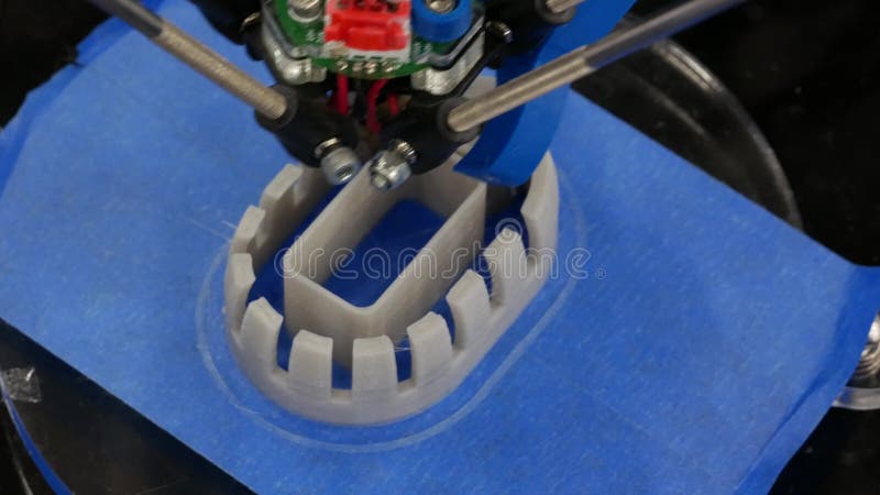 3D Printing - Detail of a 3D Printer Stock Video - Video of ...