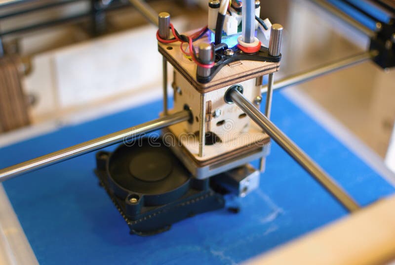 Head of Industrial 3d Printer. Stock Image - Image of automated ...
