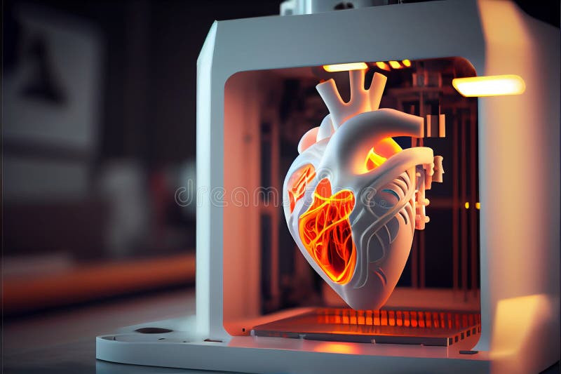 3D Printing in the Heart Laboratory Created with Generative Ai Stock ...