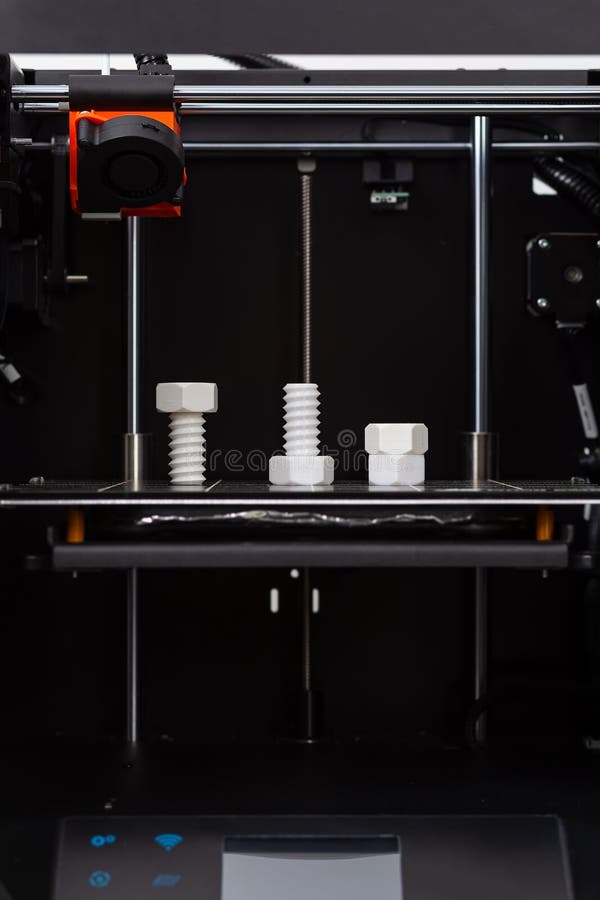 3D Printing at Home. and Bolt. Technology. Electronics Stock Image ...