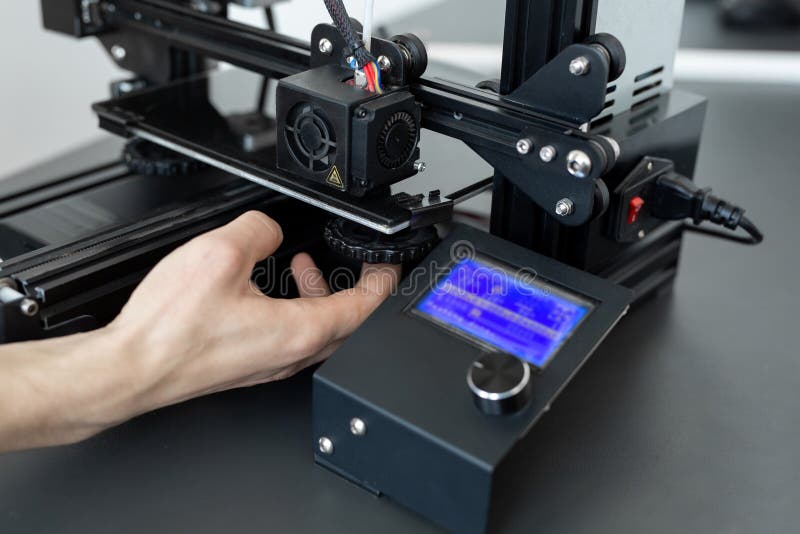 3D Printing Machine Operation in the Laboratory. Stock Image - Image of ...