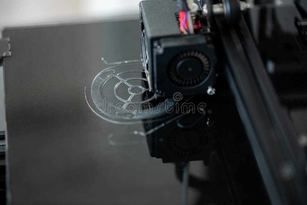 3D Printing Machine Operation in the Laboratory. Stock Photo - Image of ...