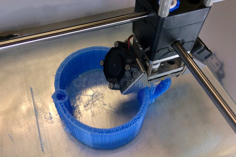 3D Printing Machine at Work Editorial Photo - Image of detail, motor ...