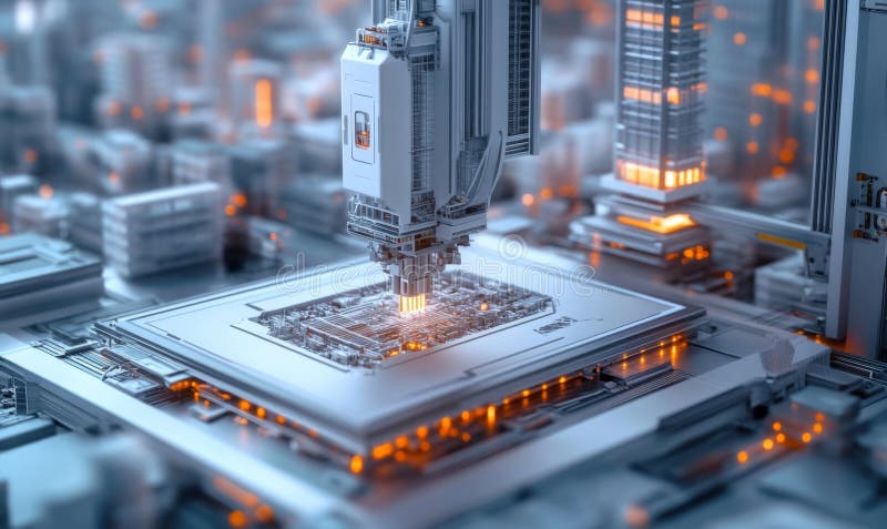 3D Printing Machines Constructing Skyscrapers in a Future Urban ...