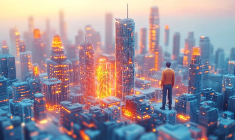 3D Printing Machines Constructing Skyscrapers in a Future Urban ...