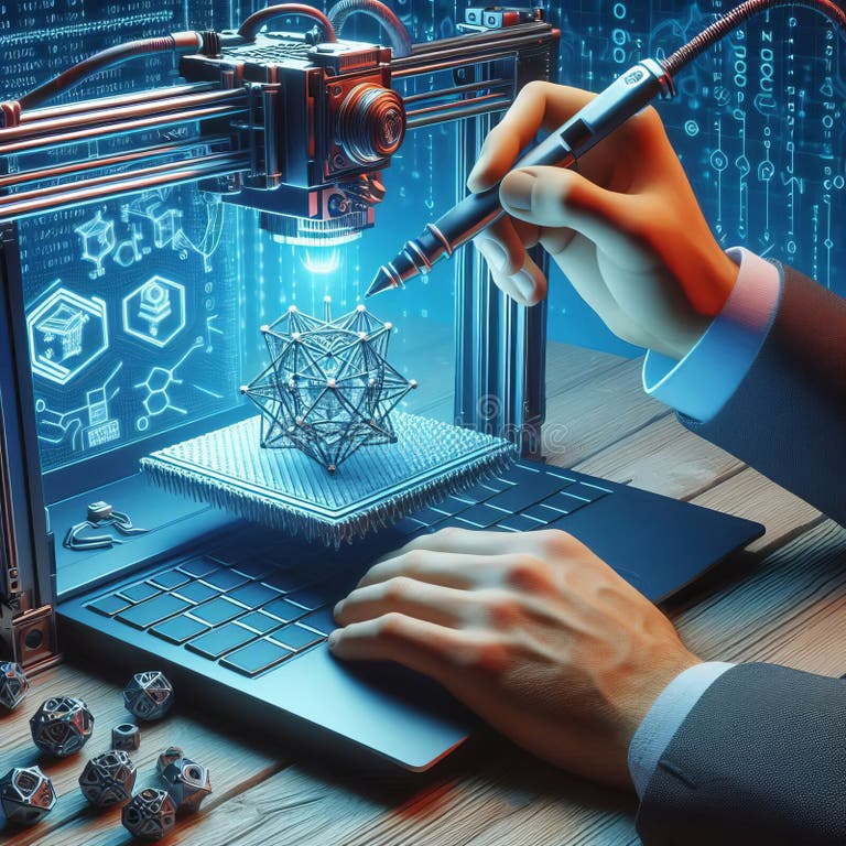 26 13 3D Printing a Manufacturing Process that Creates Three Dm Stock ...