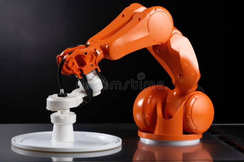 3d Printing Robot, with Its Arm Moving Back and Forth To Create New ... 3d Printing Robot, with Its Arm Moving Back and Forth To Create New ...